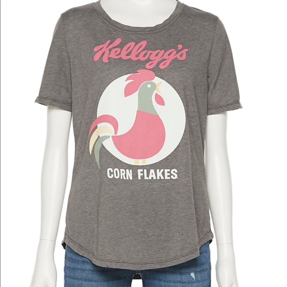 Kellogg’s Corn Flakes Vintage Tee With Rooster Logo J… - Gem